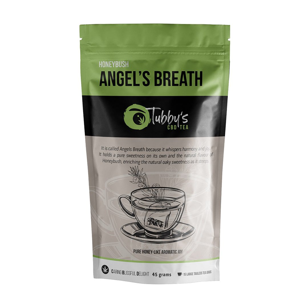 Angels Breath Tea Mylar Bag - 10 Tea bags - 15mg - Broad Spectrum ...